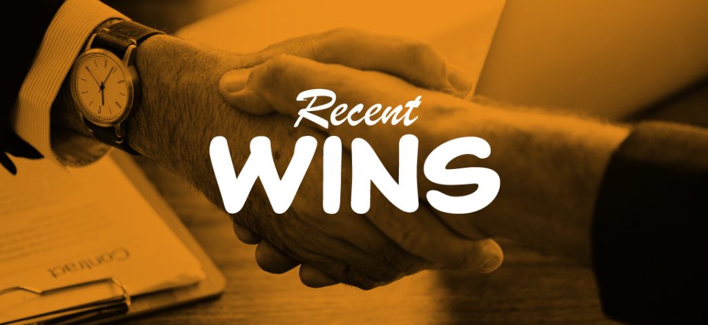 Recent Wins December 2021 - Century Underwriting Ltd